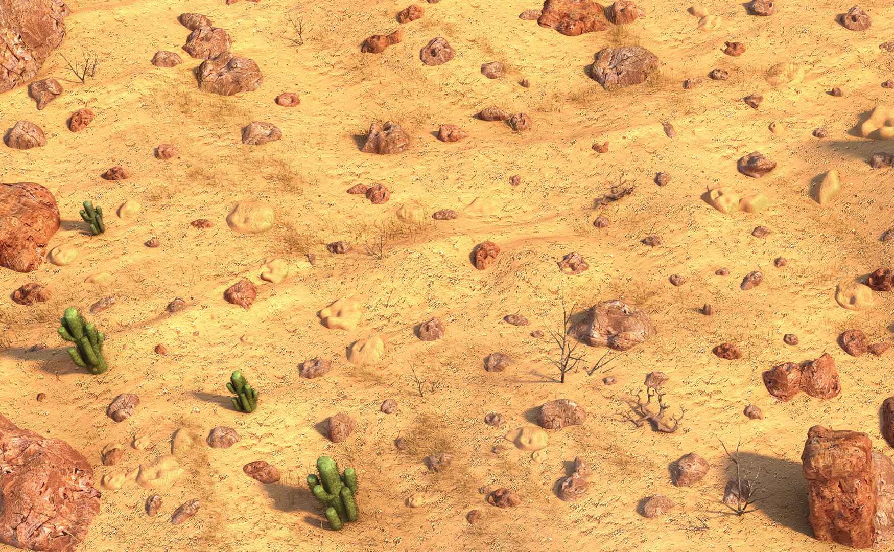Desert Environment 3D Model - TurboSquid 1383509