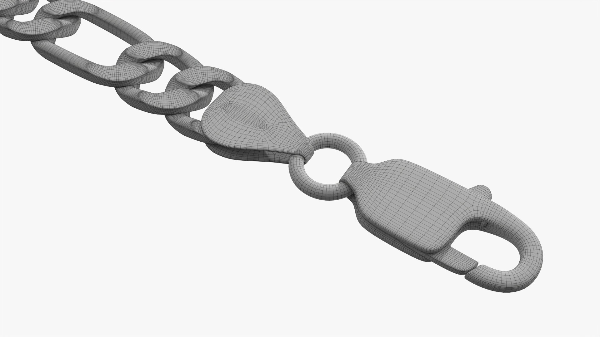 3D Model Chain Necklace Unlocked - TurboSquid 1715987