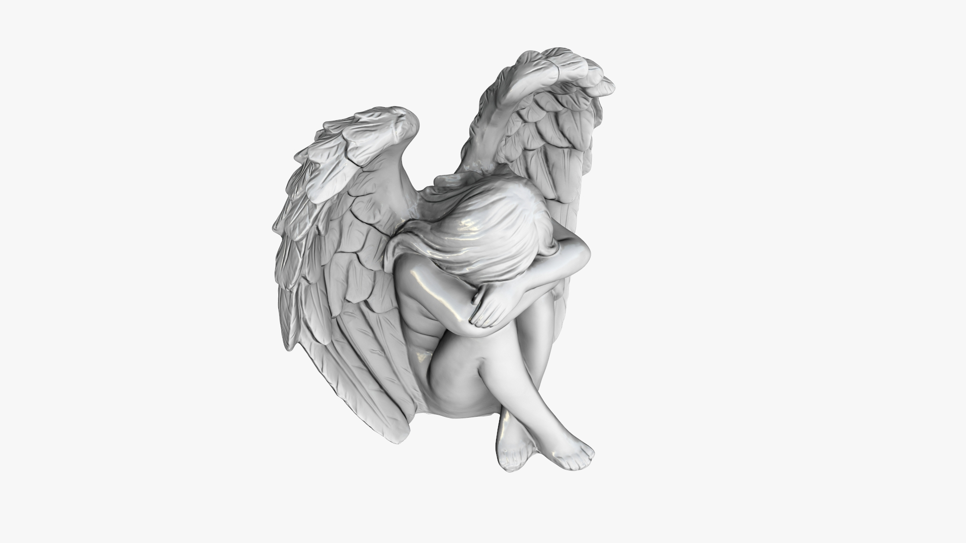 Statuette angel 3D model - TurboSquid 1661234