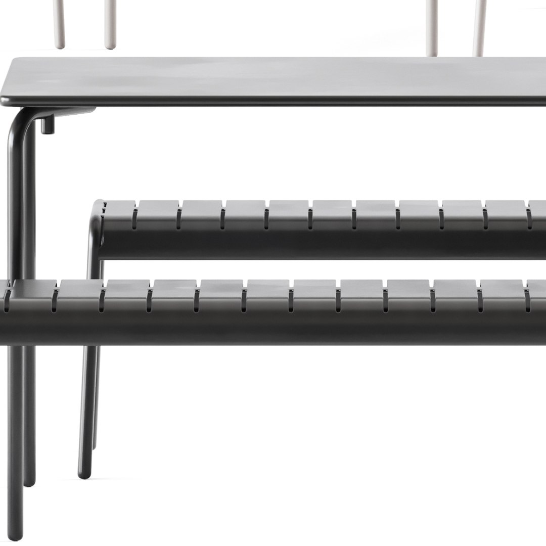 3D Easy Bench And Table By Connubia - TurboSquid 2051672