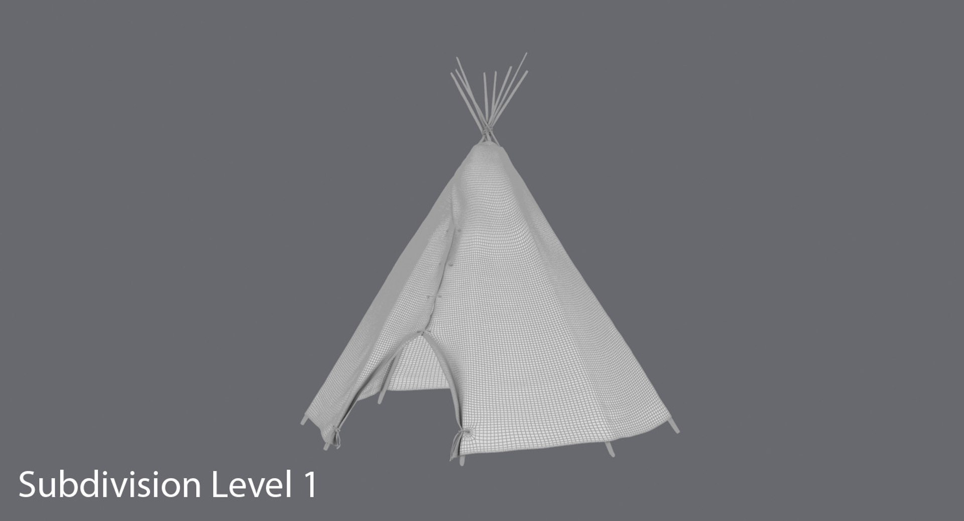 3D Model Teepee - TurboSquid 1238156