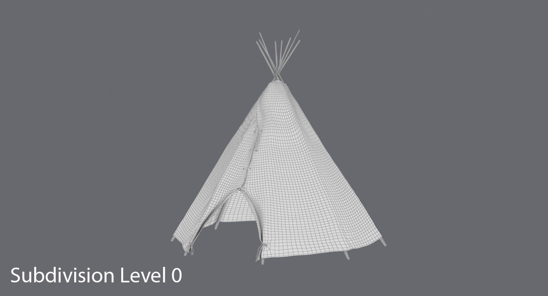 3D Model Teepee - TurboSquid 1238156