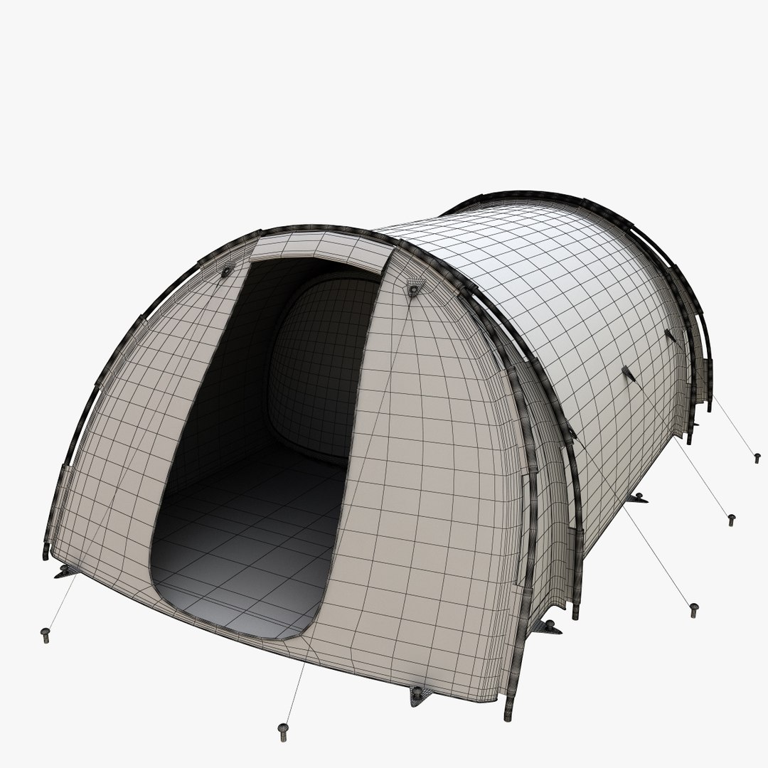 Realistic Camping Tent Model - TurboSquid 1421652