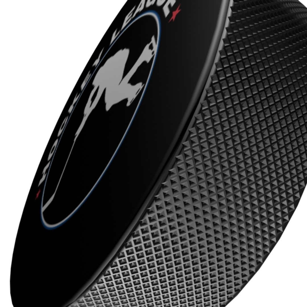 3d model of hockey puck