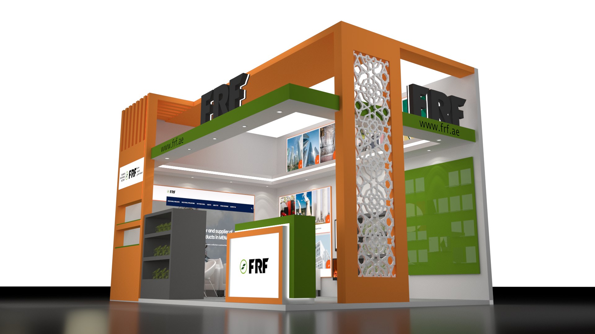 3D 2 side open stand model - TurboSquid 1993691