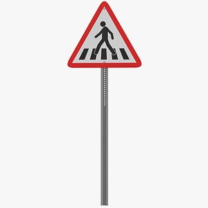 Crosswalk Sign 3D Models for Download | TurboSquid