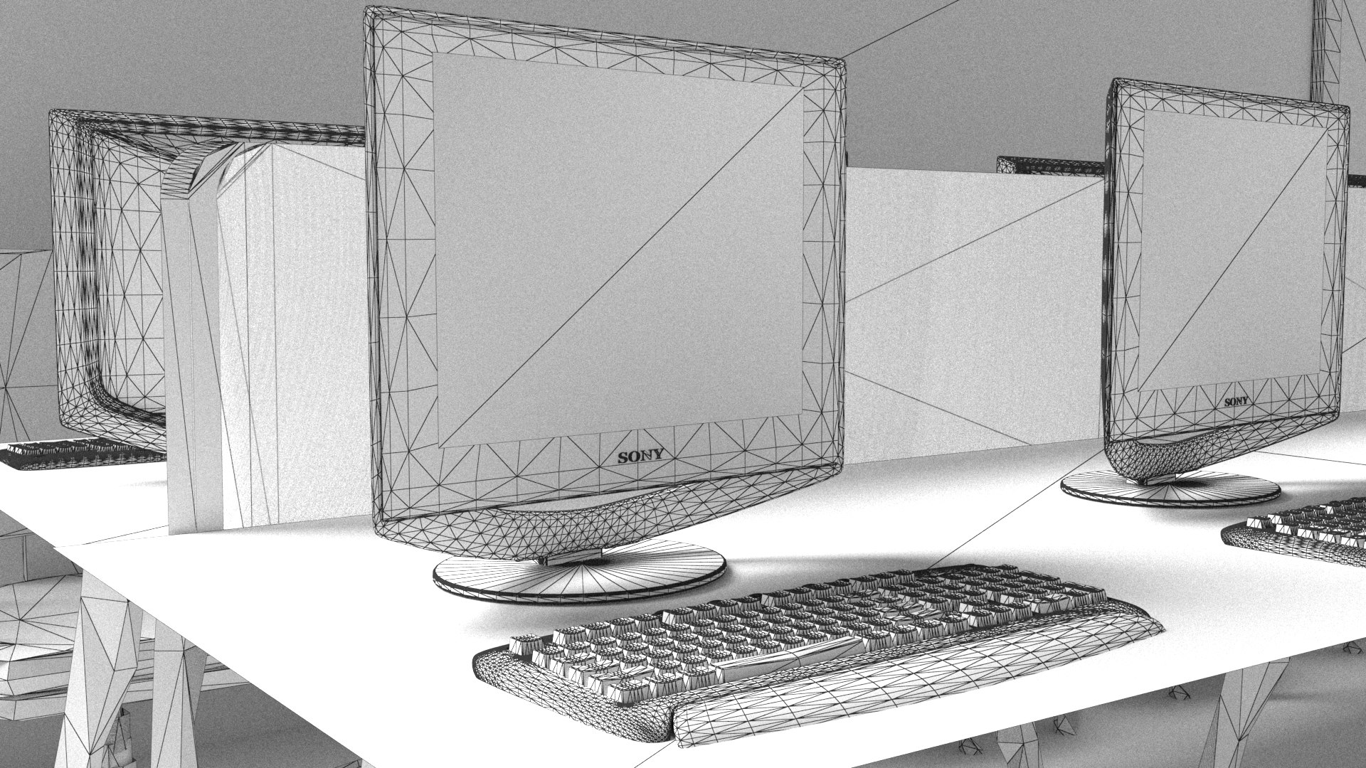 PC Training Classroom 3D Model TurboSquid 2059018