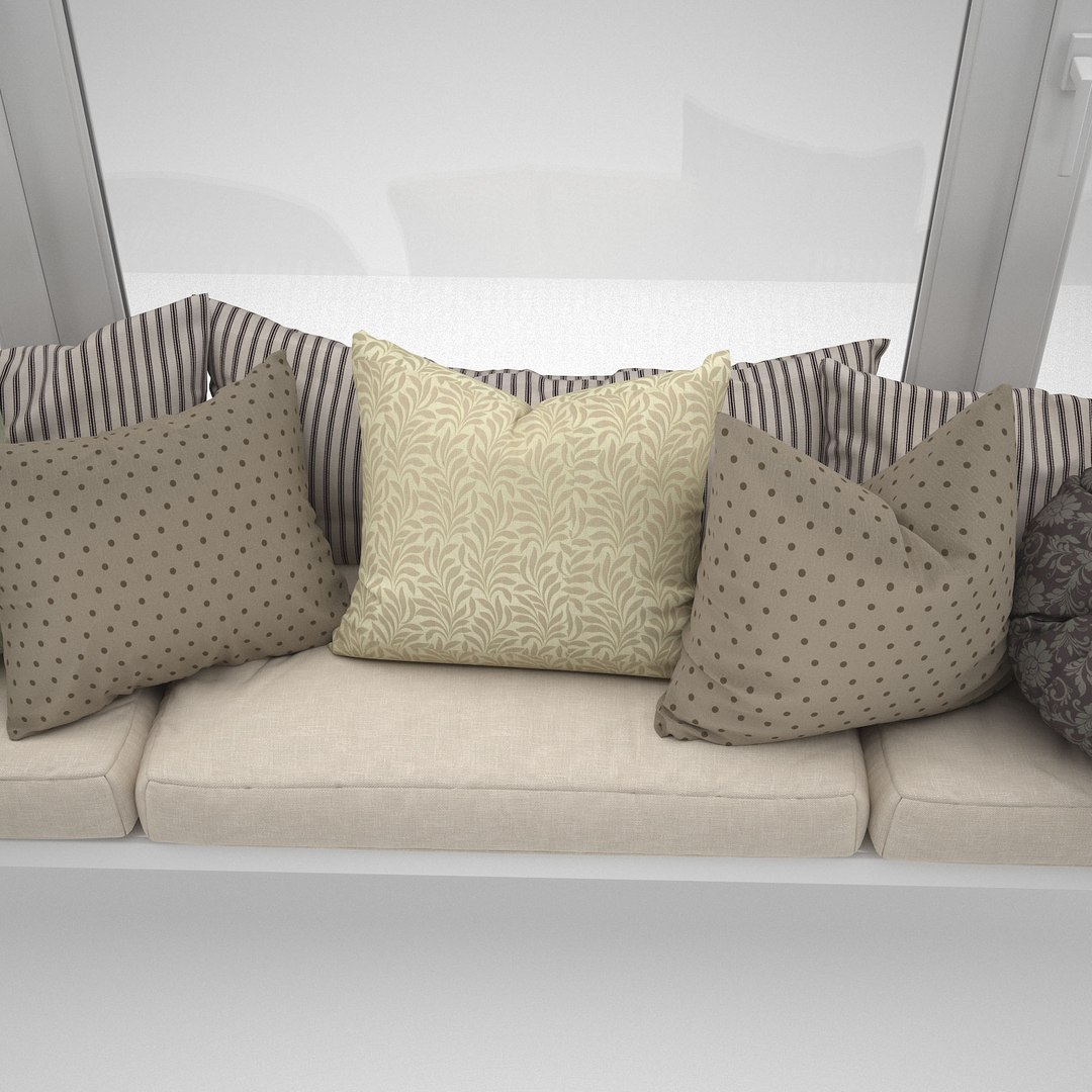 3d Model Of Window Seat