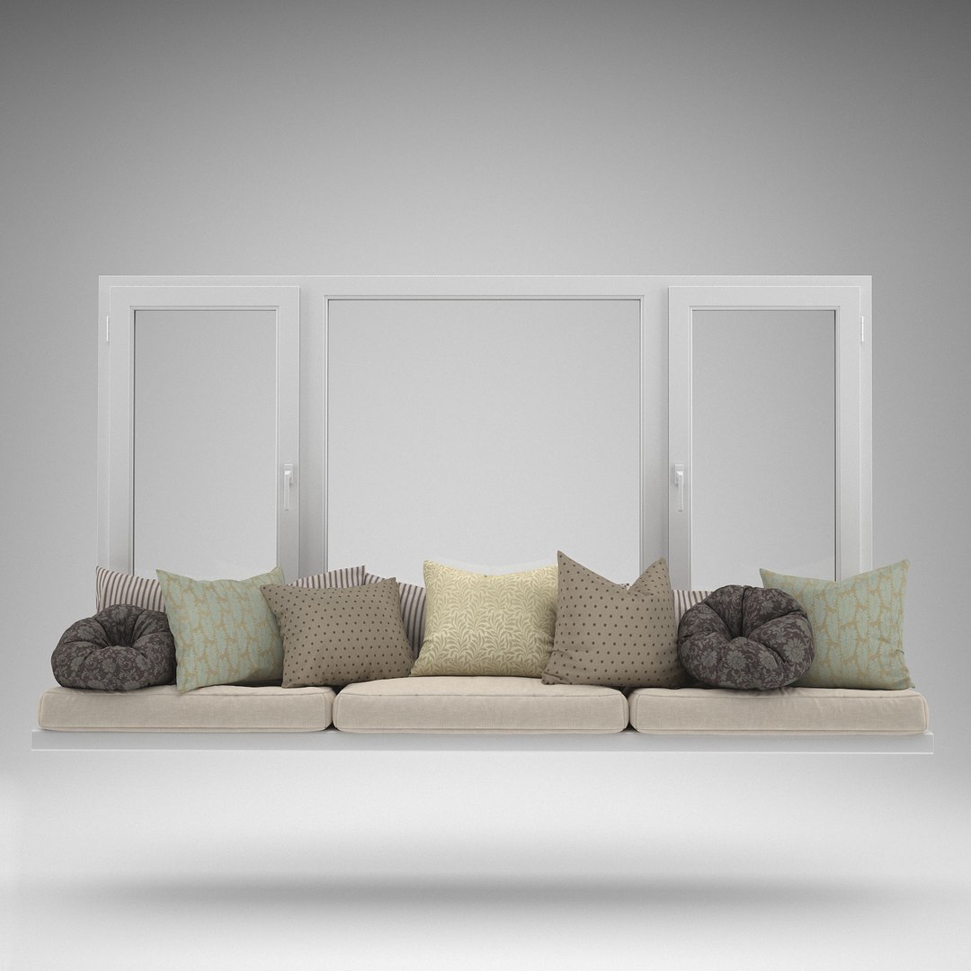 3d Model Of Window Seat