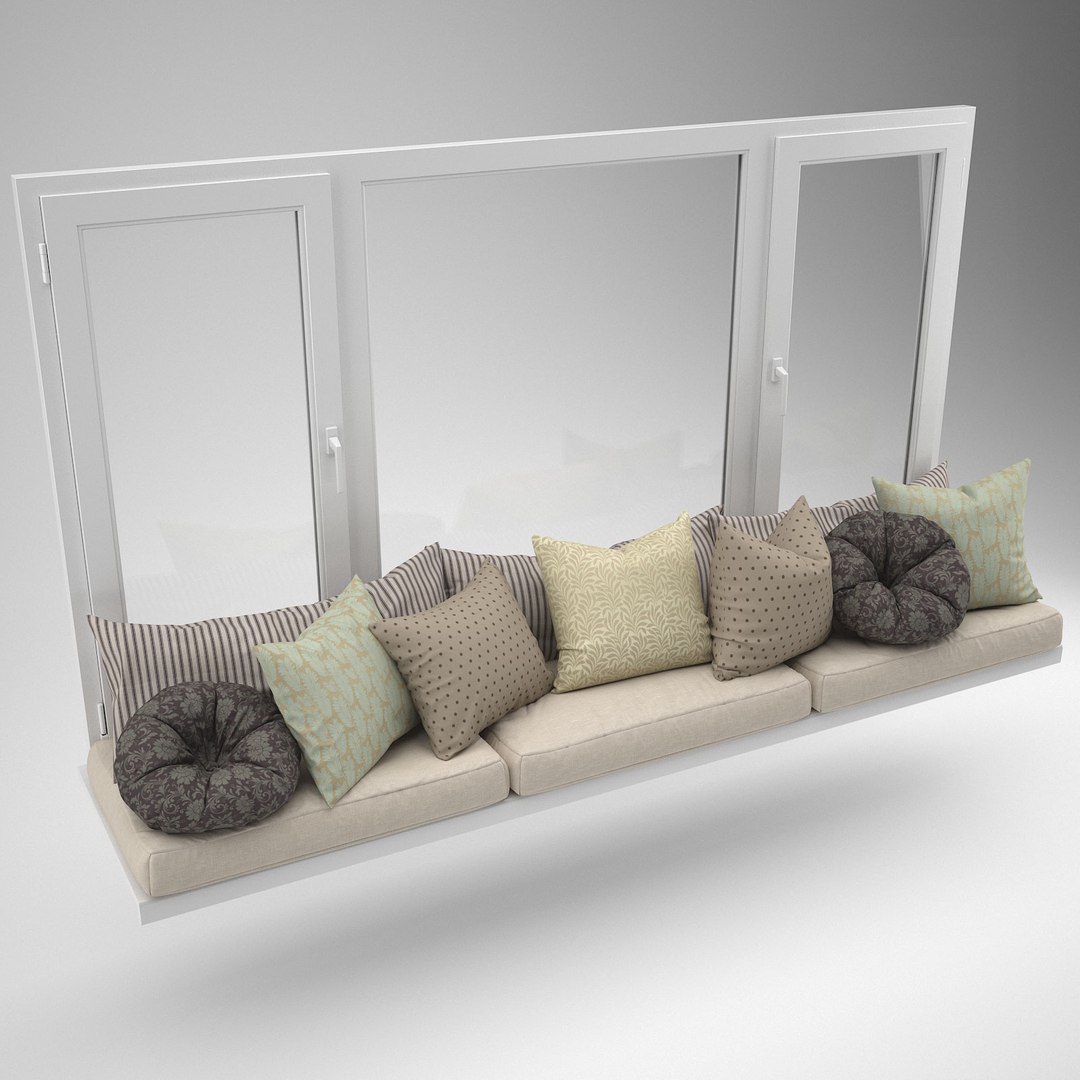 3d Model Of Window Seat