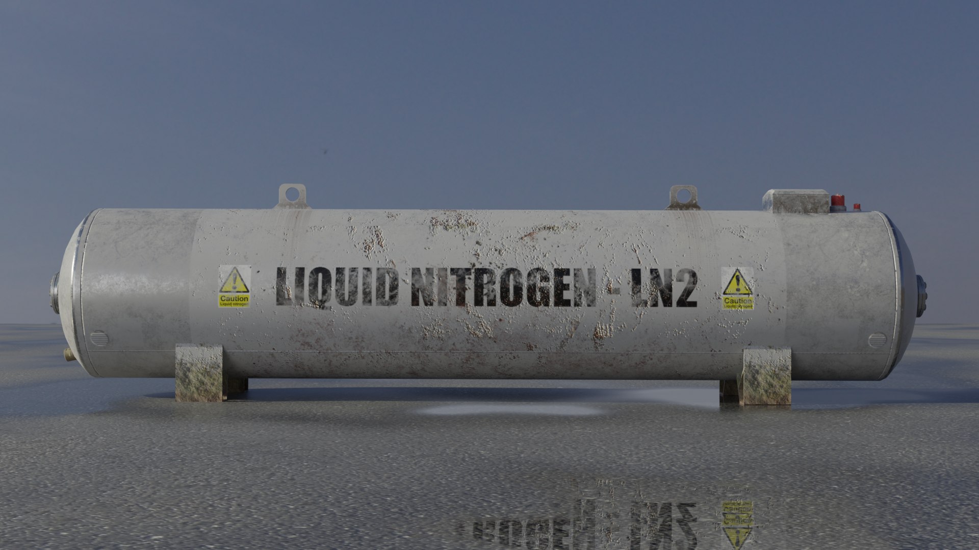 Industrial Liquid Nitrogen Storage Tank 3D Model - TurboSquid 1806511