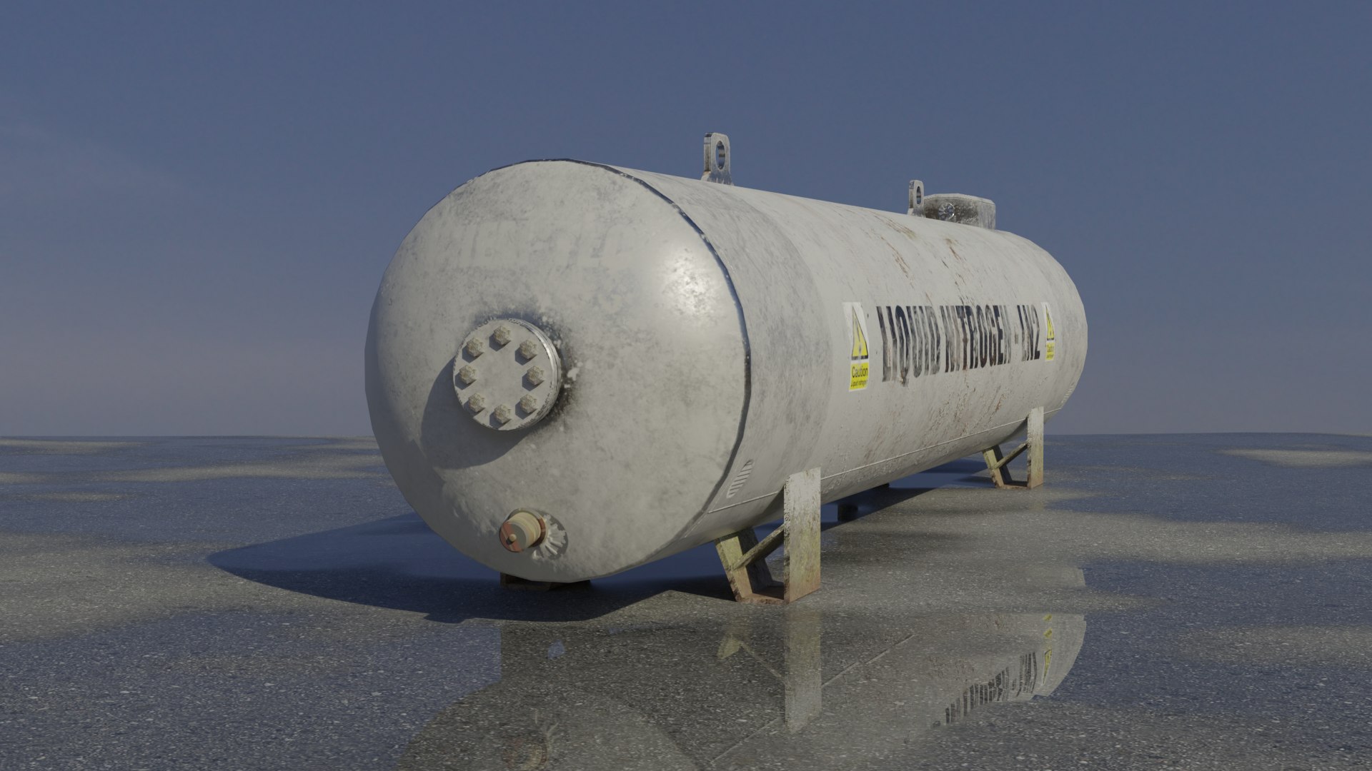 Industrial Liquid Nitrogen Storage Tank 3D Model - TurboSquid 1806511