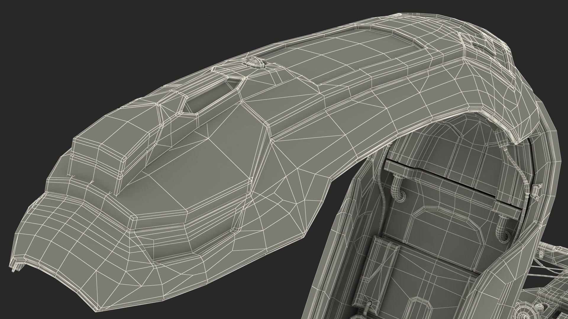 Sci Fi Hibernation Pod With Control Panel 3D Model - TurboSquid 1738489