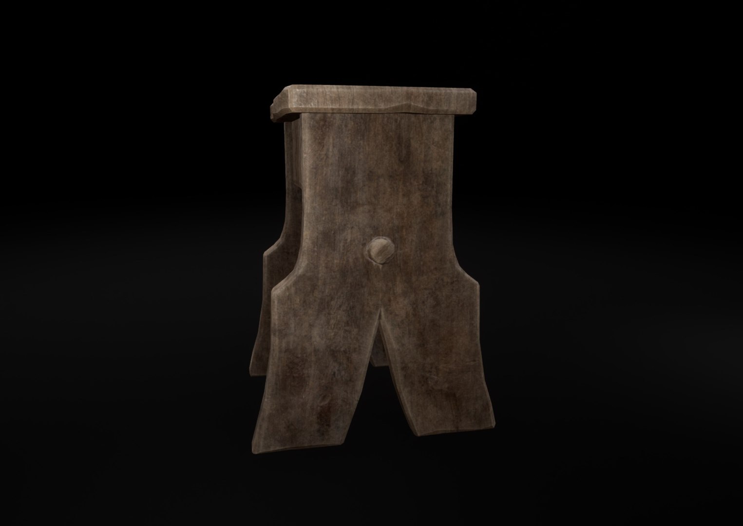Medieval Rough Stool 3D Model - TurboSquid 1551549