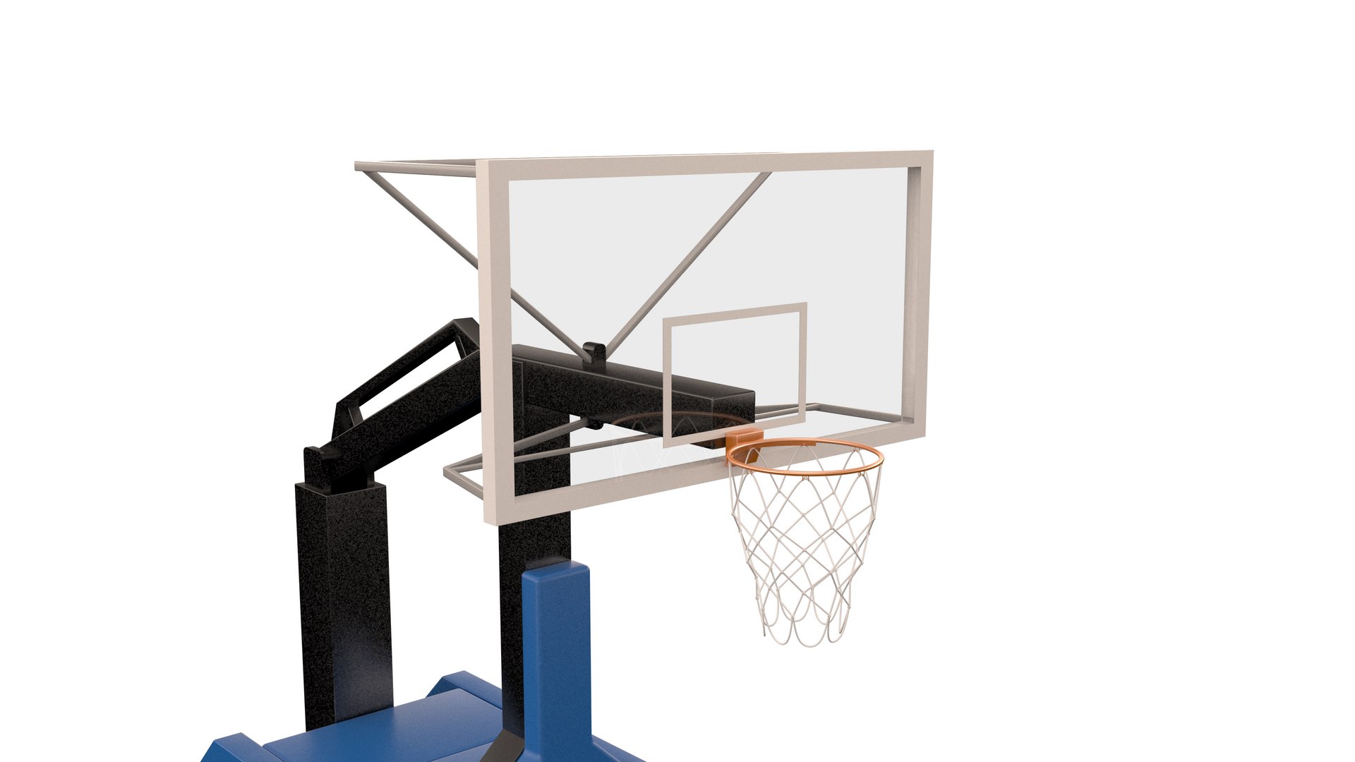 Basketball Hoop 3D Model - TurboSquid 1861553
