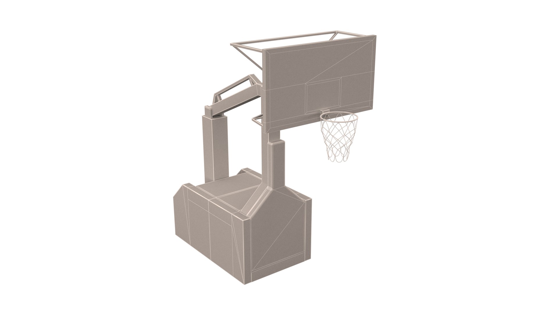 Basketball Hoop 3D Model - TurboSquid 1861553