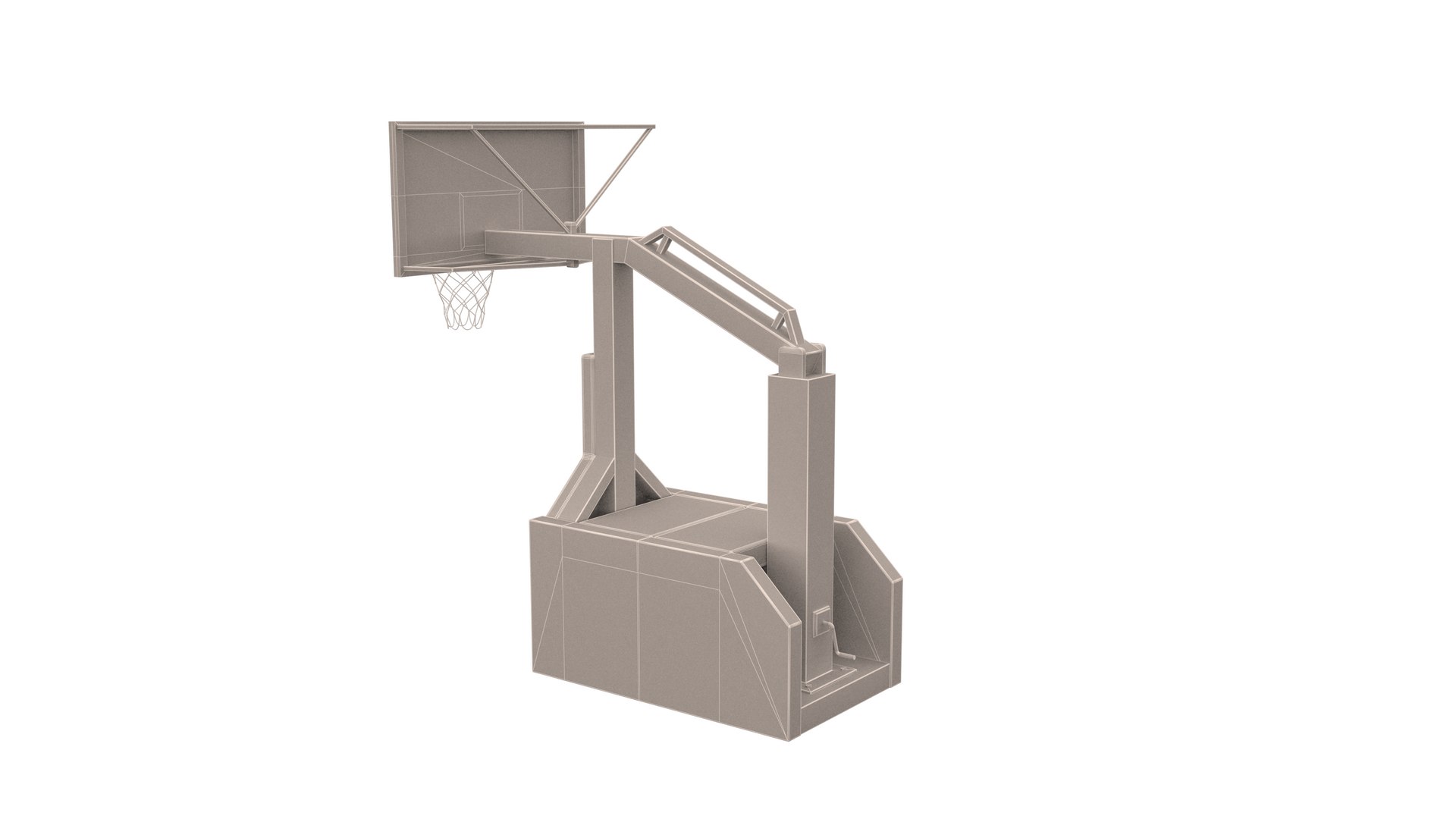 Basketball Hoop 3D Model - TurboSquid 1861553