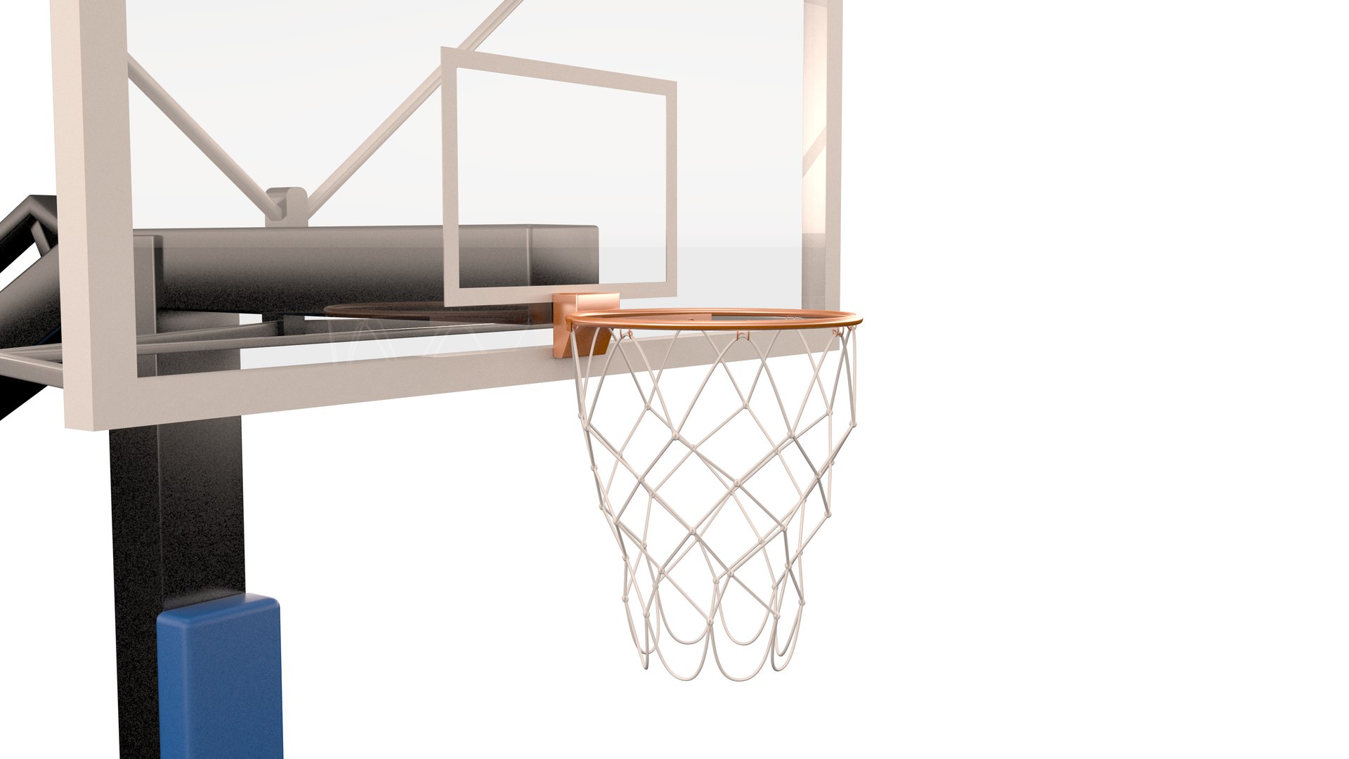 Basketball Hoop 3D Model - TurboSquid 1861553