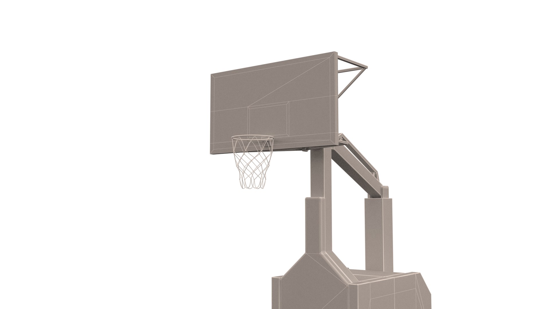 Basketball Hoop 3D Model - TurboSquid 1861553