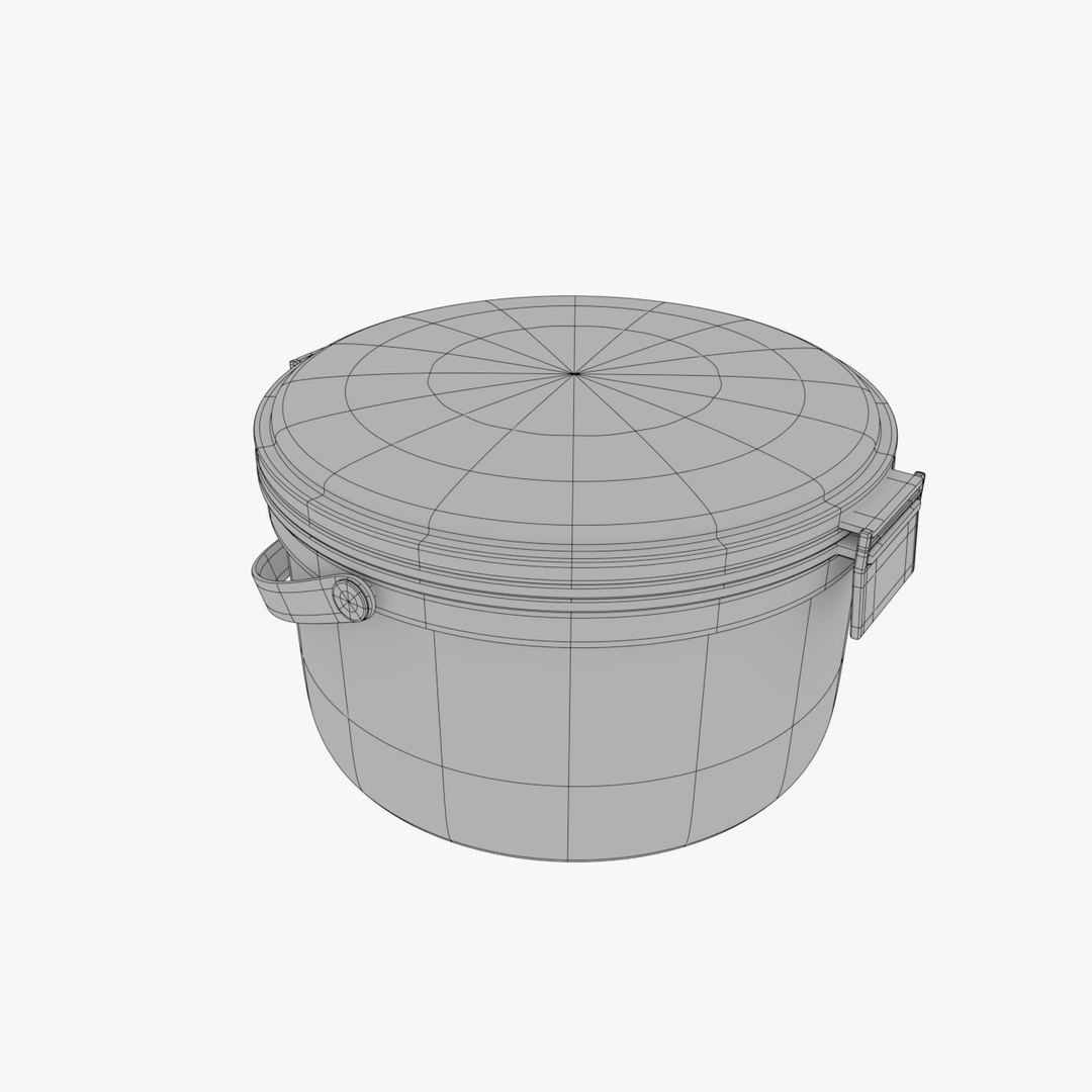 3d Lunch Box Model