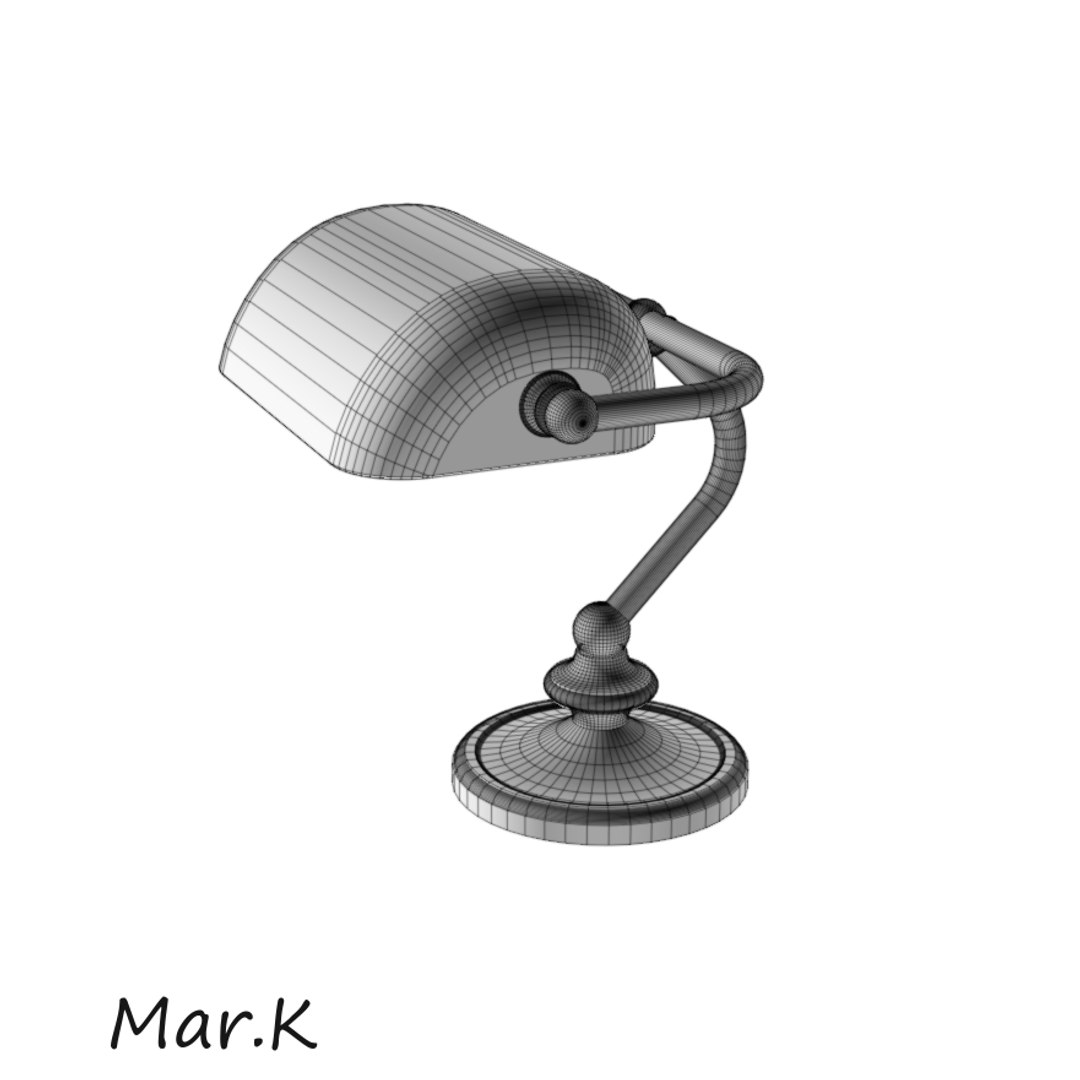 3d Brass Table Lamp Boss