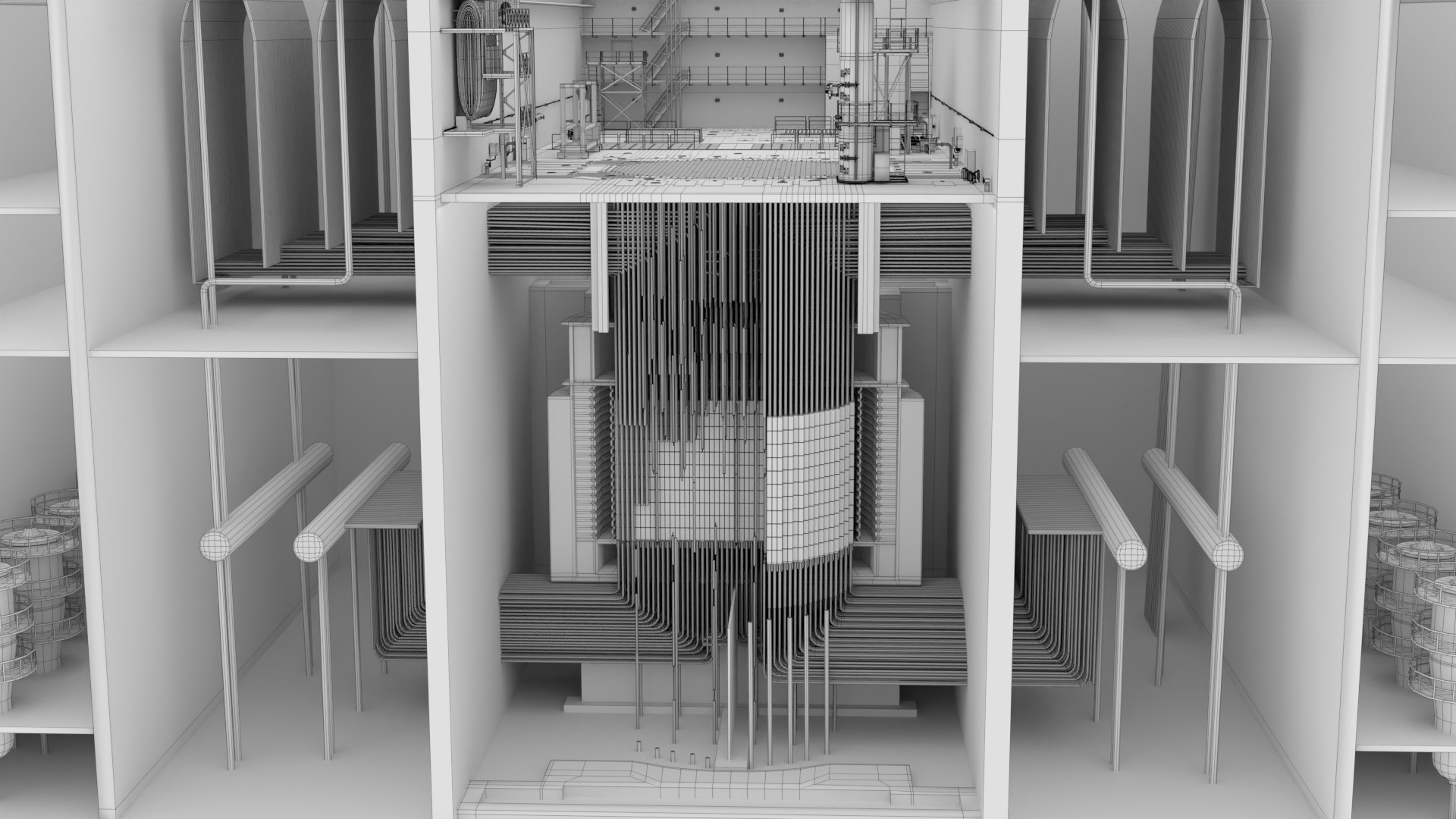 3D Cross Section Reactor Chernobyl - TurboSquid 2302996