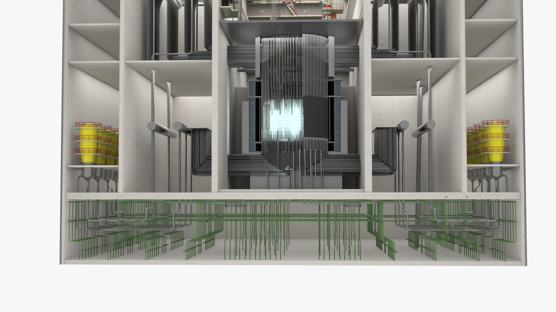 3D Cross Section Reactor Chernobyl - TurboSquid 2302996