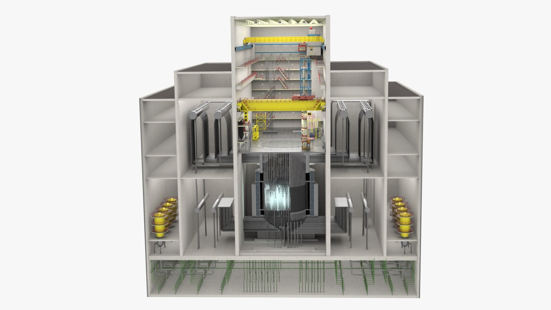 3d Cross Section Reactor Chernobyl Turbosquid 2302996