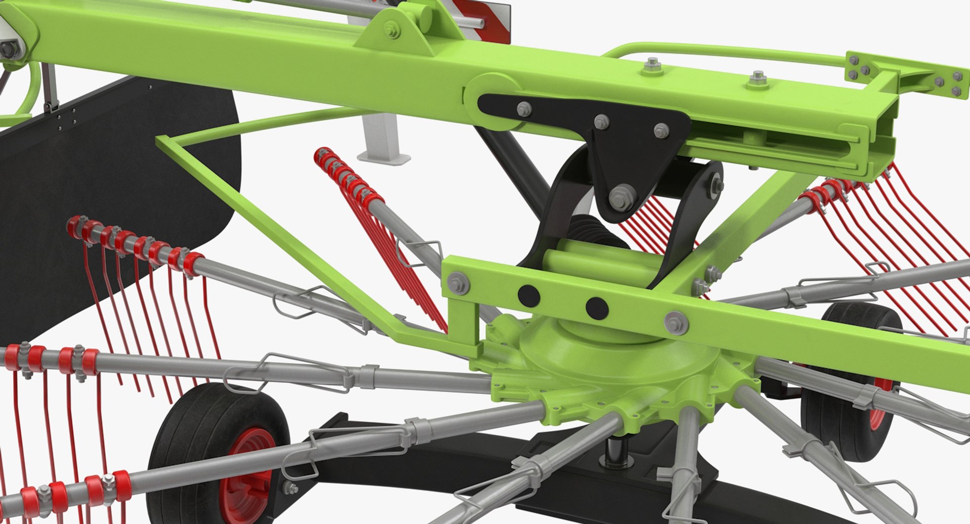 Twin Rotor Hay Rake Model - TurboSquid 1332858