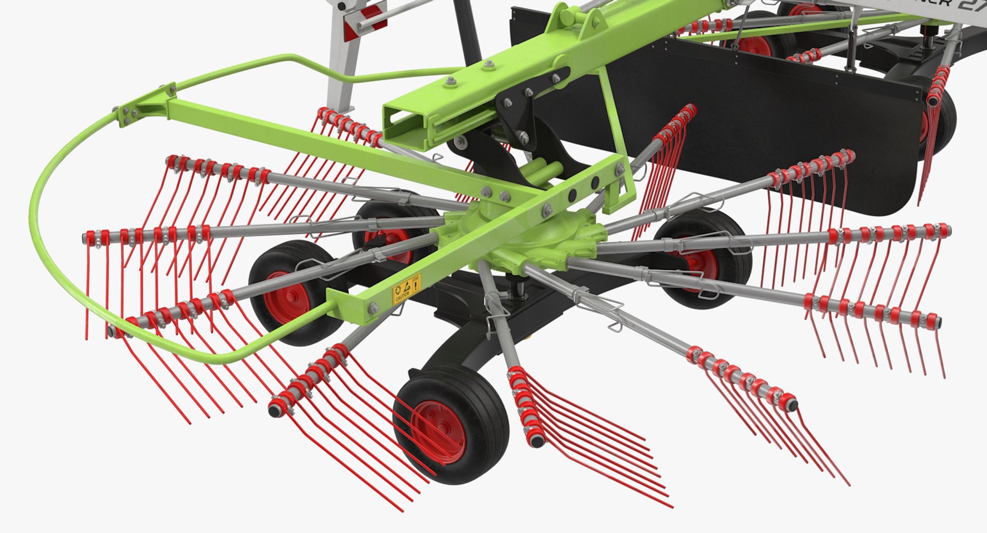 Twin Rotor Hay Rake Model - TurboSquid 1332858