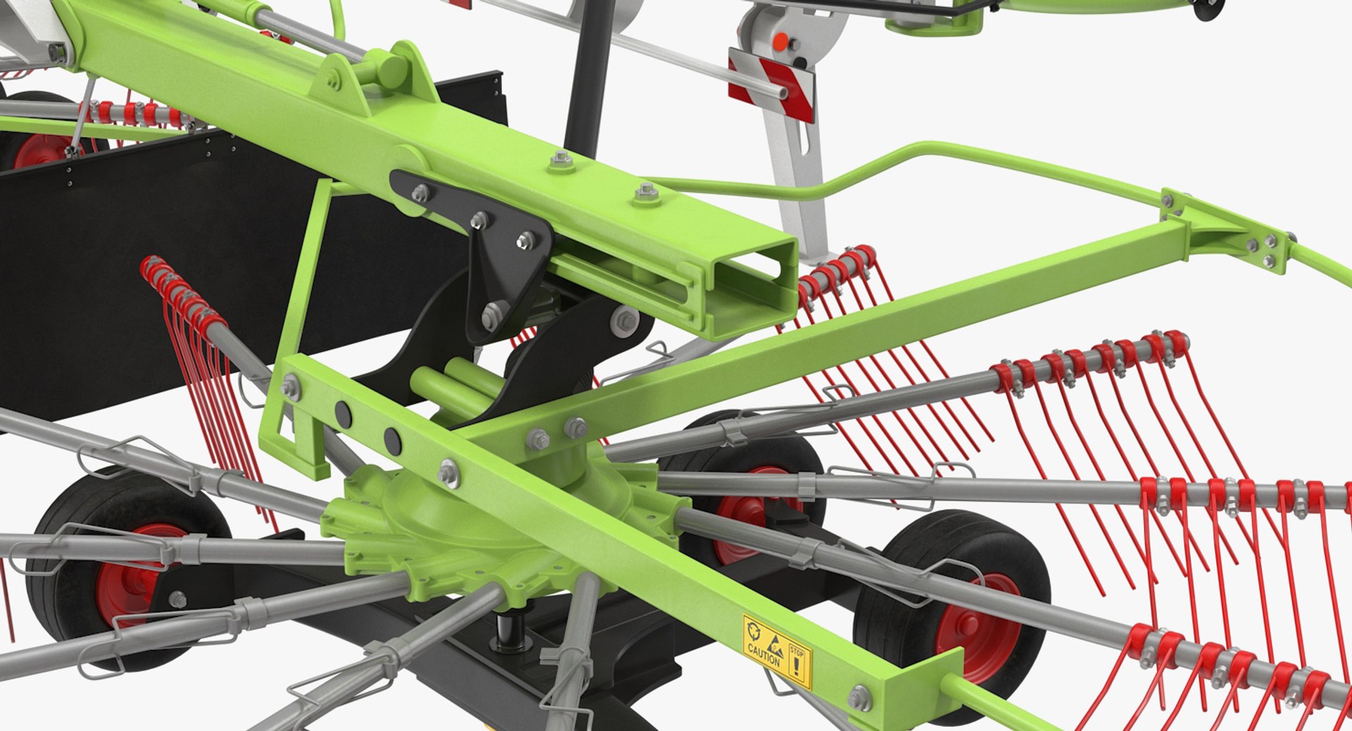 Twin Rotor Hay Rake Model - TurboSquid 1332858