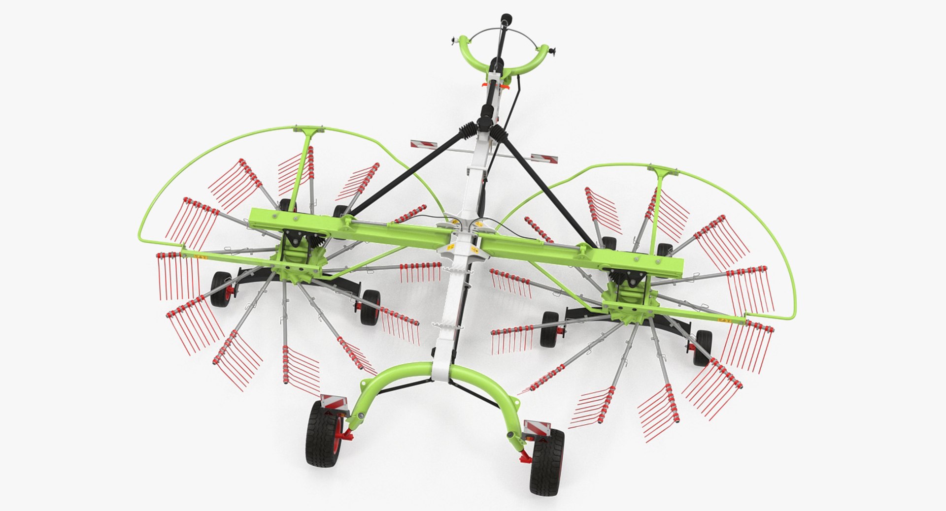 Twin Rotor Hay Rake Model - TurboSquid 1332858