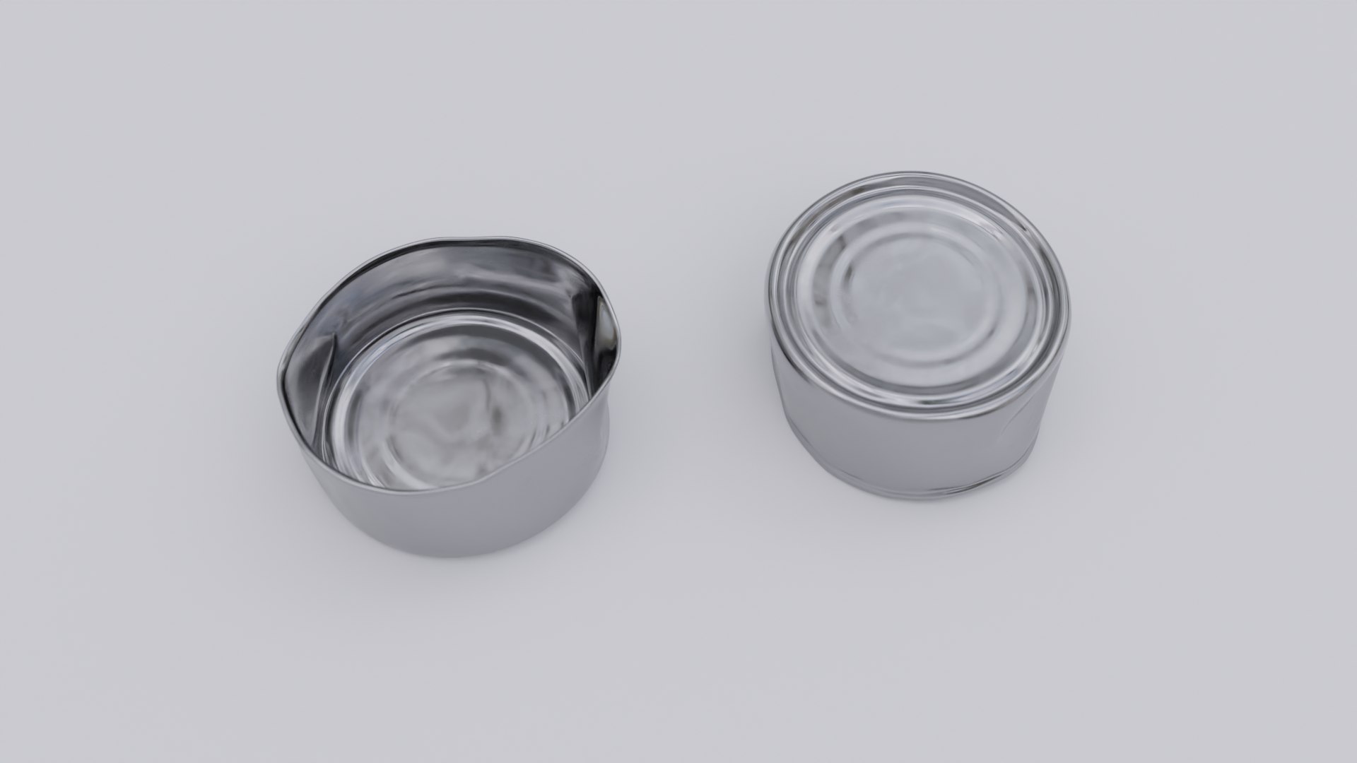 3D Model Crushed Shallow Tin Can 01 - TurboSquid 1954459