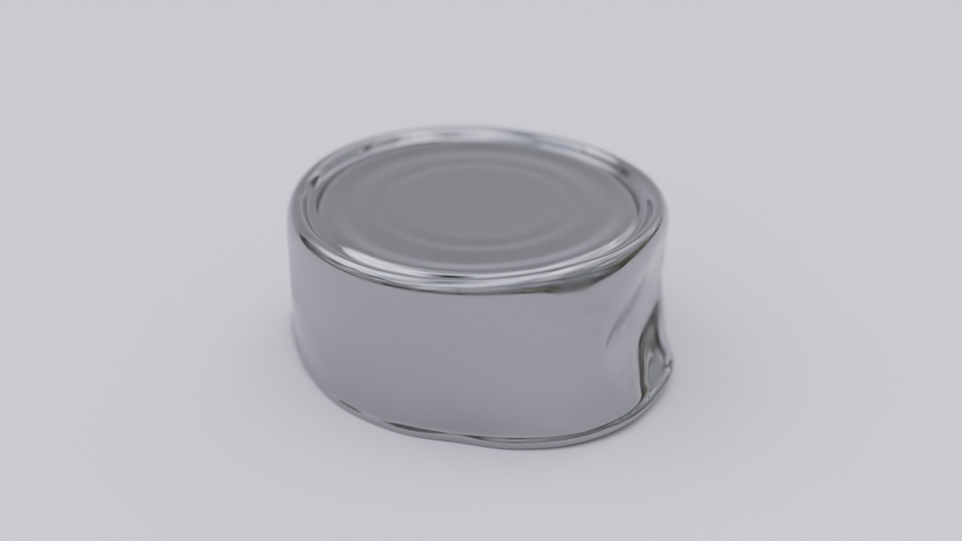 3D Model Crushed Shallow Tin Can 01 - TurboSquid 1954459