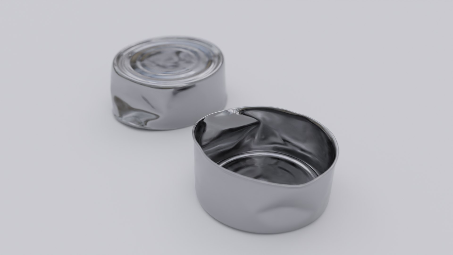 3D Model Crushed Shallow Tin Can 01 - TurboSquid 1954459