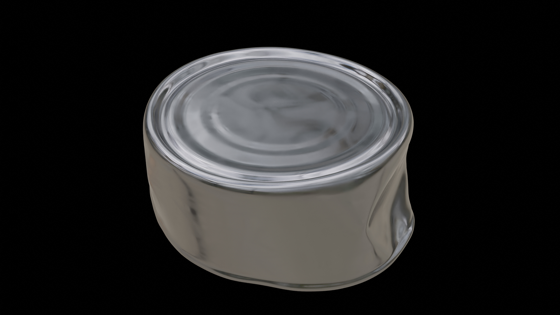 3D Model Crushed Shallow Tin Can 01 - TurboSquid 1954459