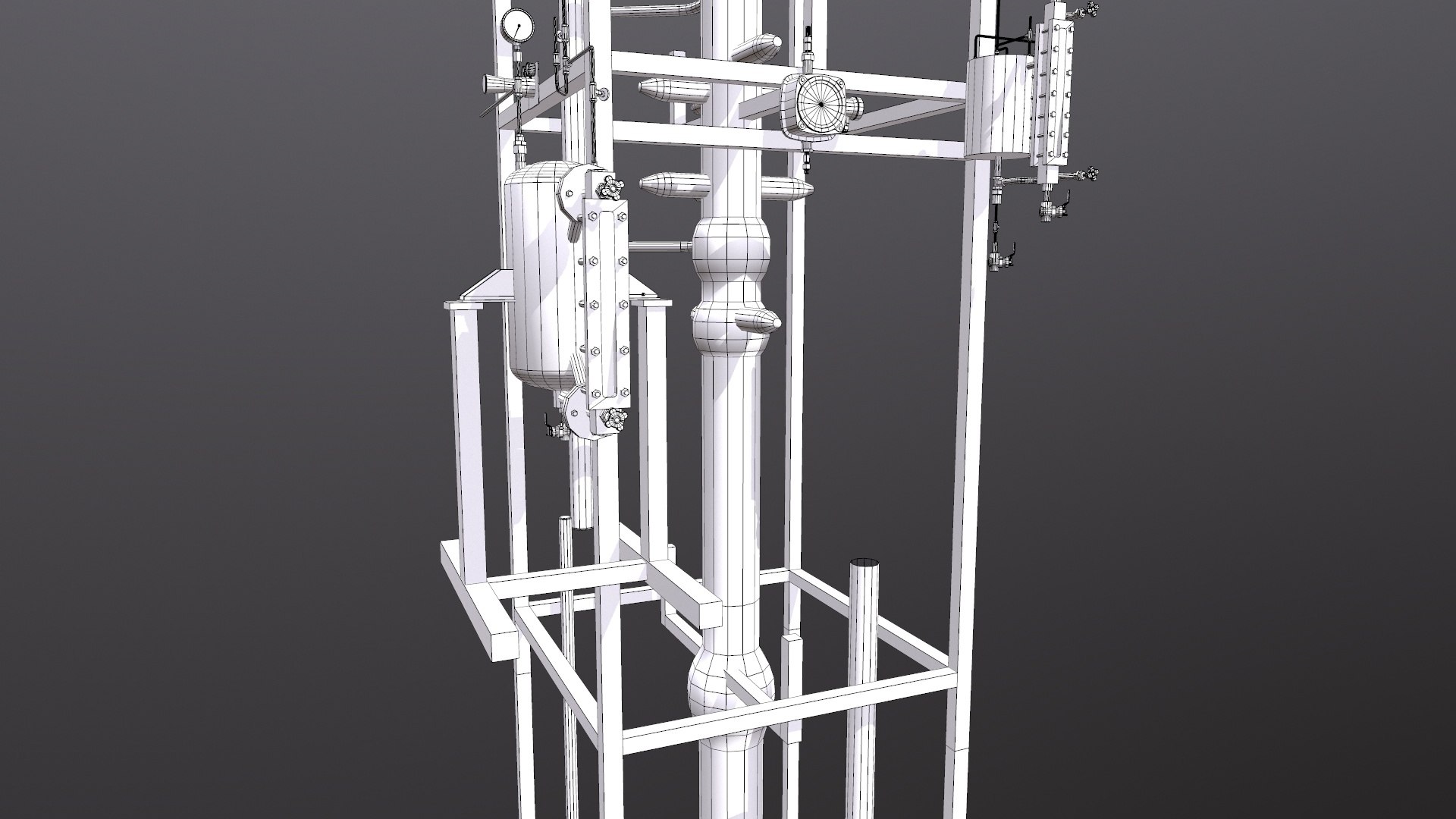 3D Model Liquid Vessel Structure - TurboSquid 2290564