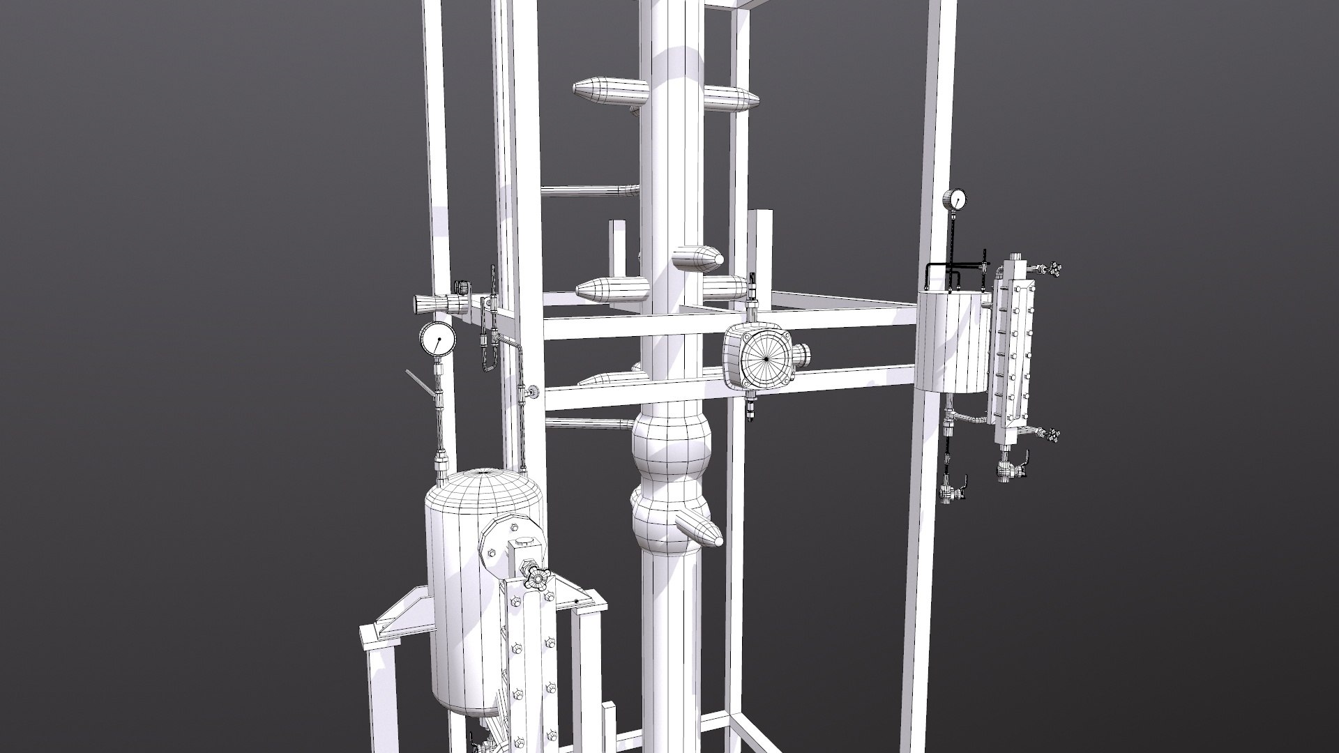 3D Model Liquid Vessel Structure - TurboSquid 2290564