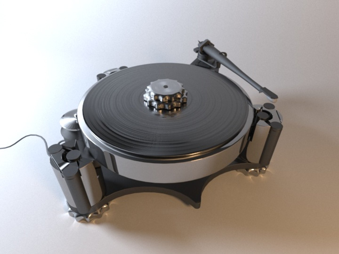 Vinyl turntable player 3D - TurboSquid 1330233