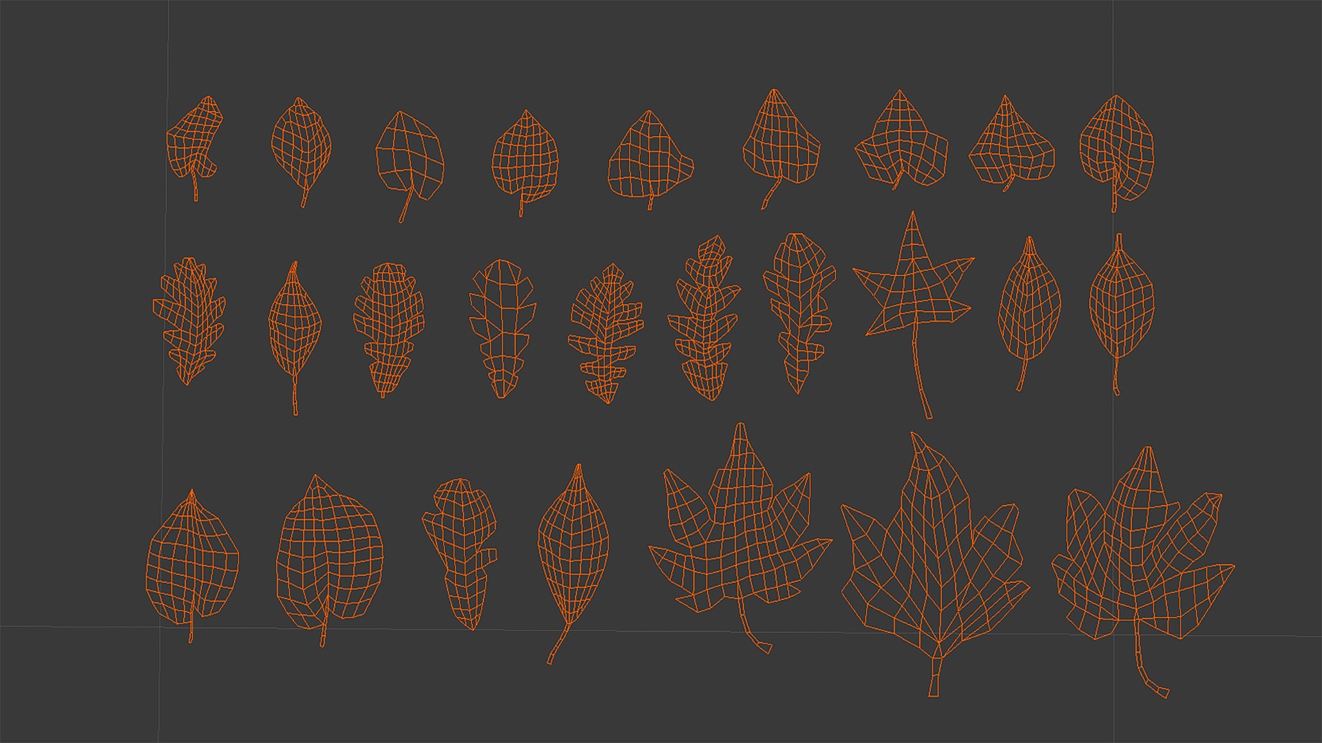 Leaf Leaves 3D Model - TurboSquid 1257703