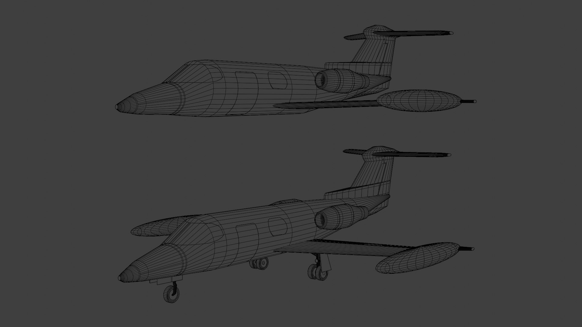 3D learjet jet model - TurboSquid 1667996