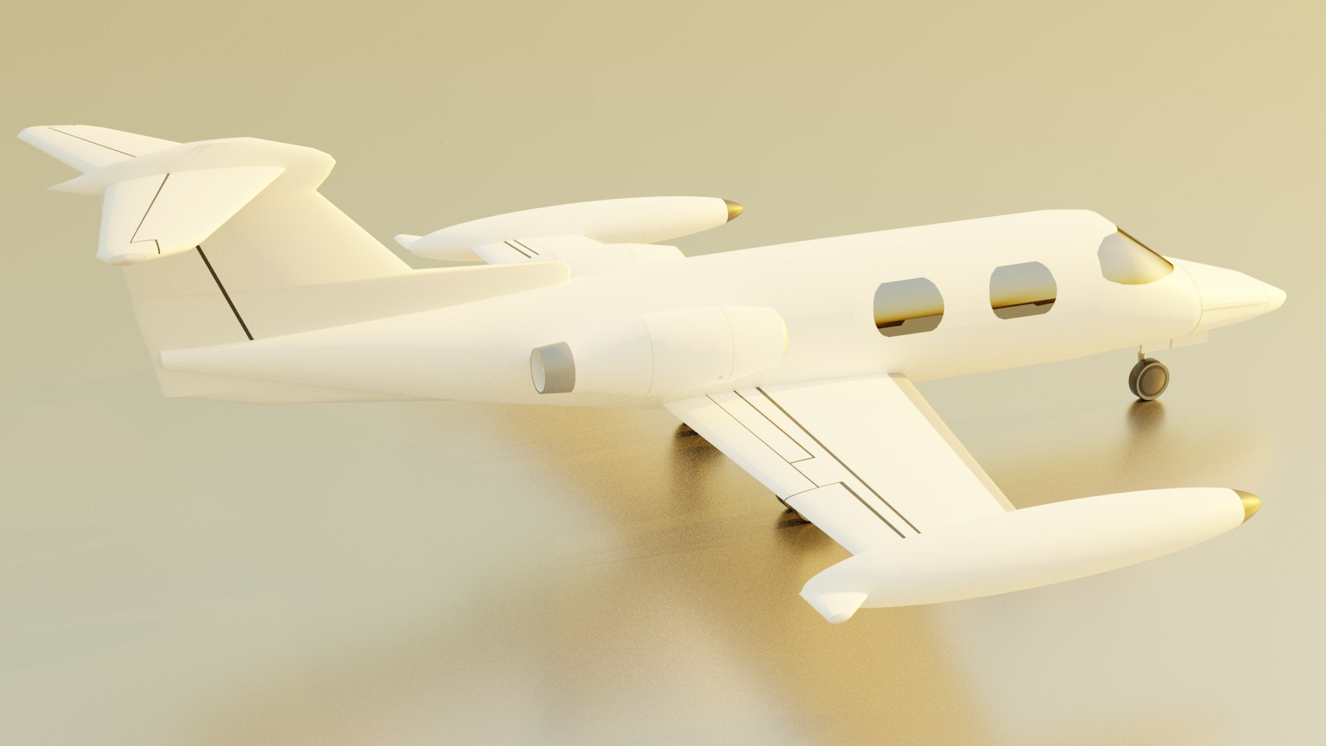 3D learjet jet model - TurboSquid 1667996