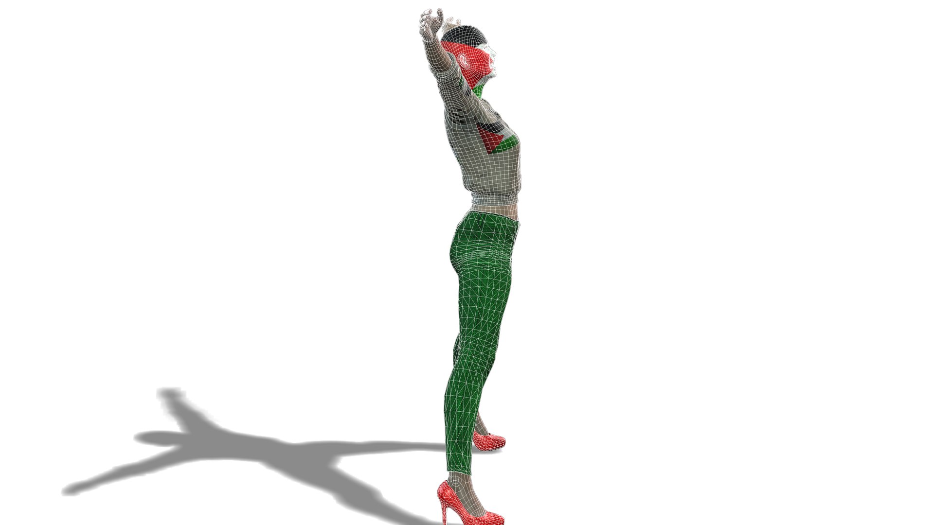 3D Tribute To Palestine 3D Model - TurboSquid 2388077