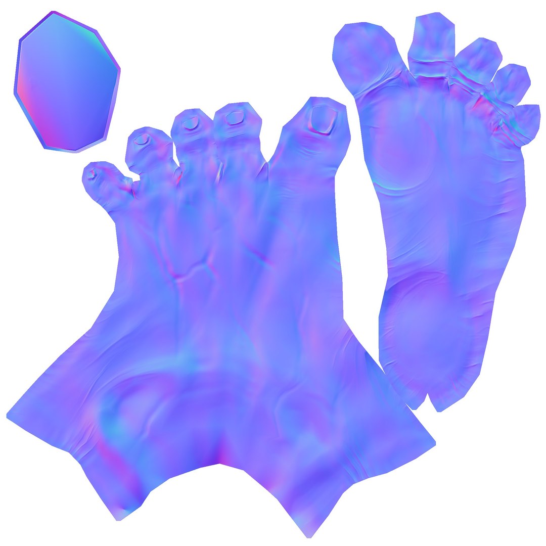 Human Foot 3d Obj