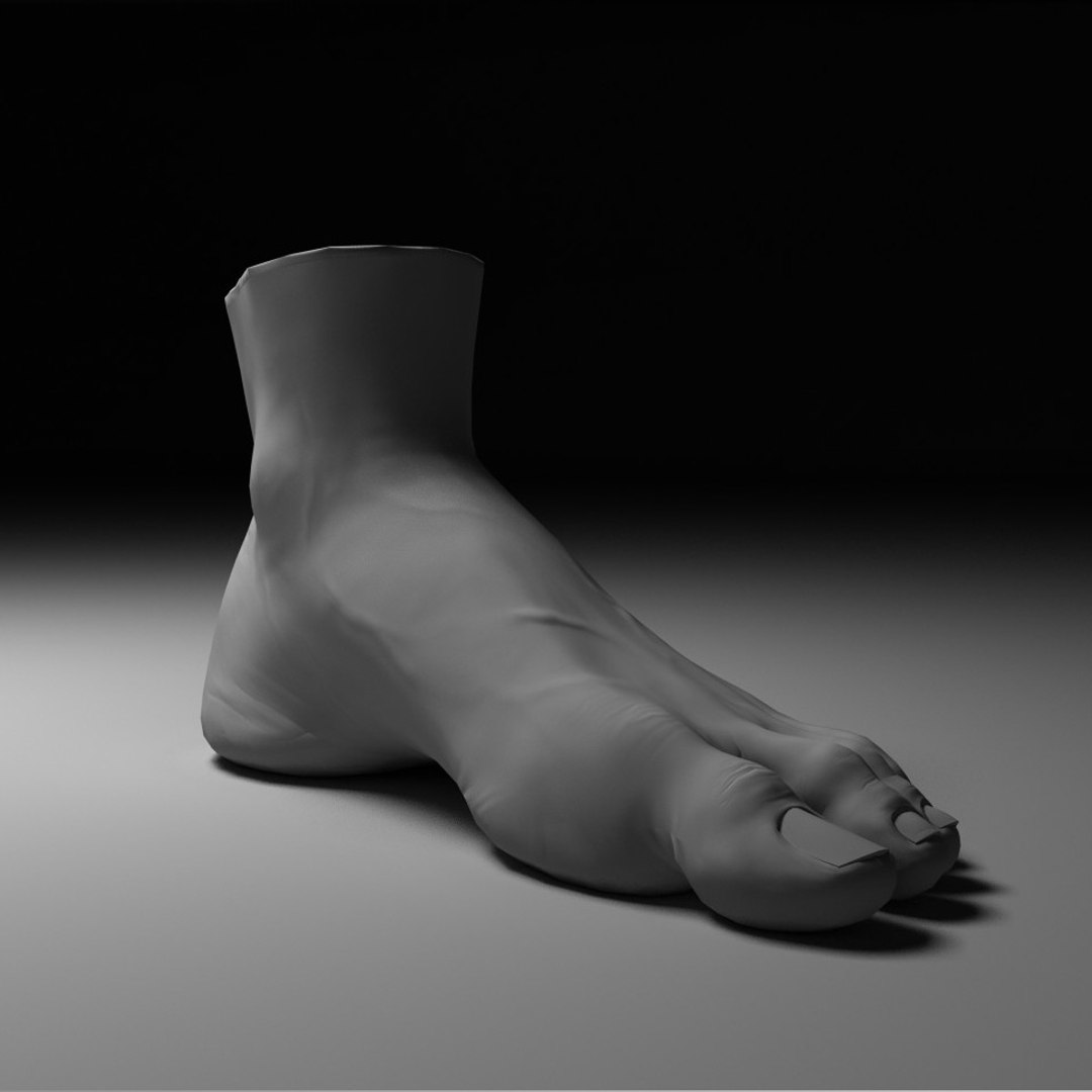 Human Foot 3d Obj