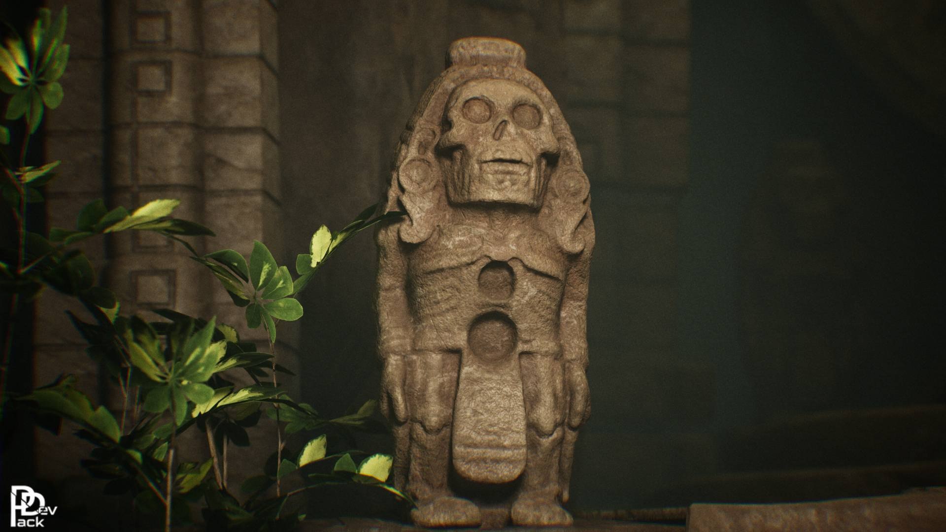 Aztec Temple Interior 24 Assets Model - TurboSquid 2200399