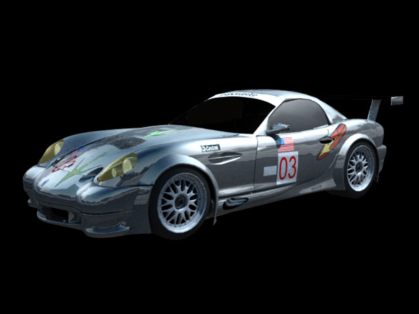 Race Concept Car Panoz 3d 3ds