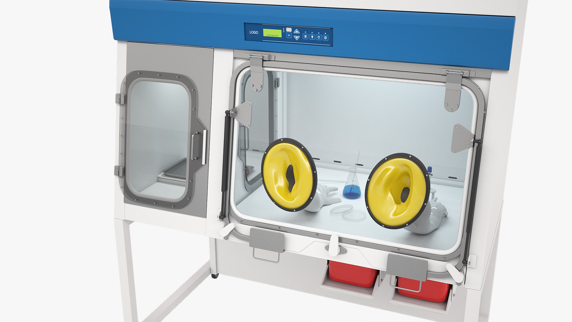 Glovebox Sterile Isolator 3D Model - TurboSquid 2044628