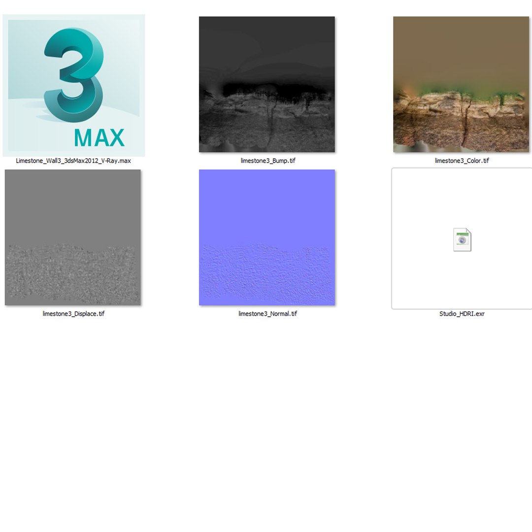 3D Limestone Wall 3 - TurboSquid 1293496