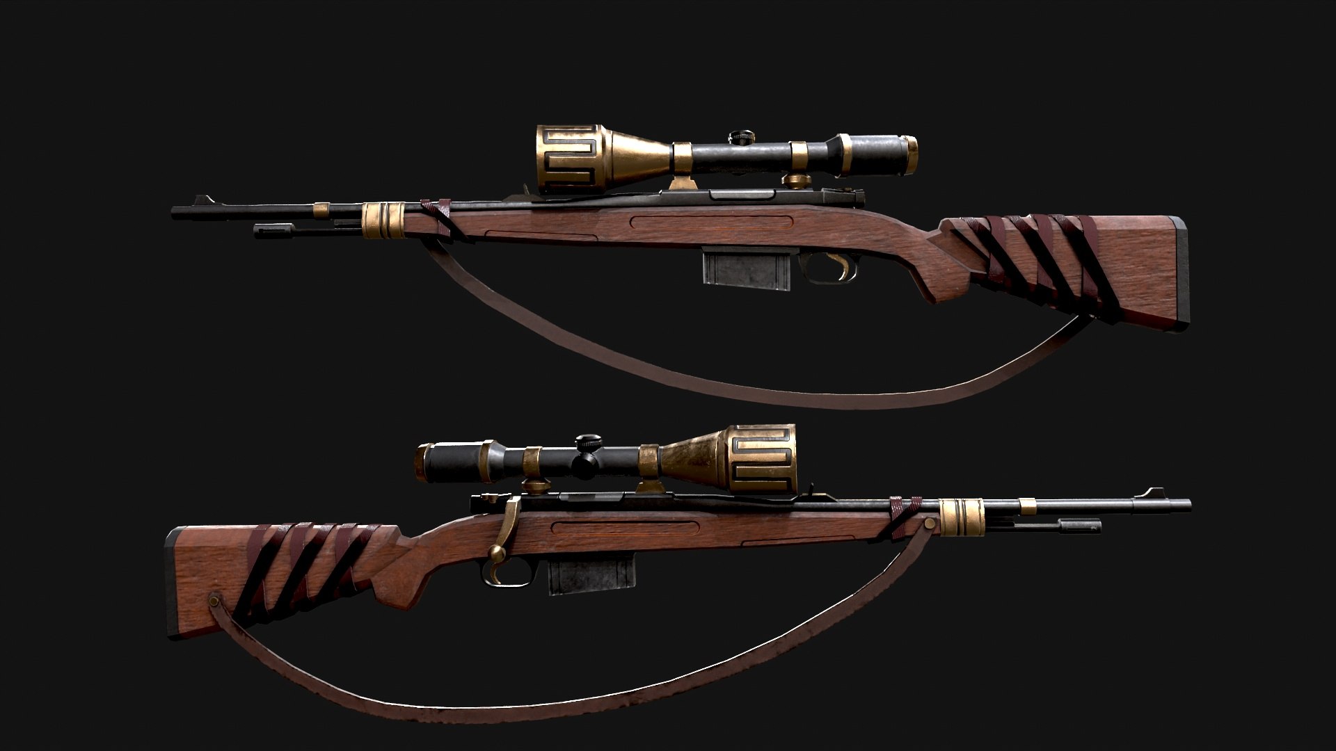 Hunting Rifle Model - TurboSquid 1918558